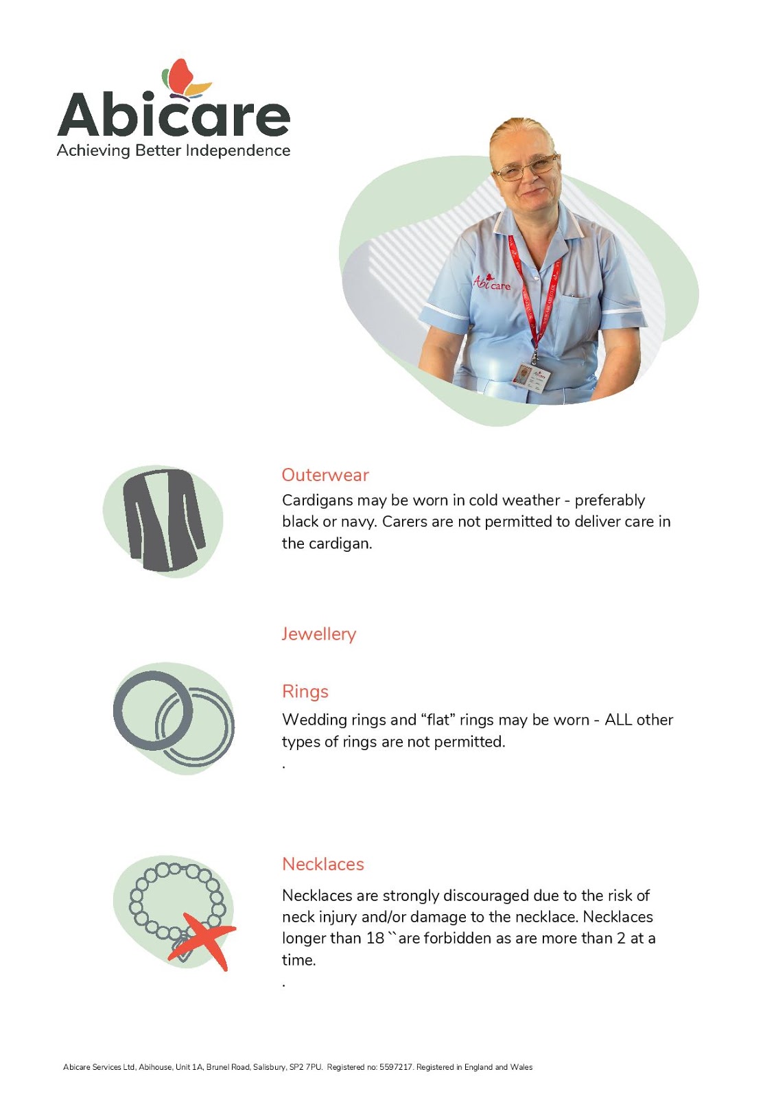 Abicare's Uniform Policy | Care At Home | Abicare